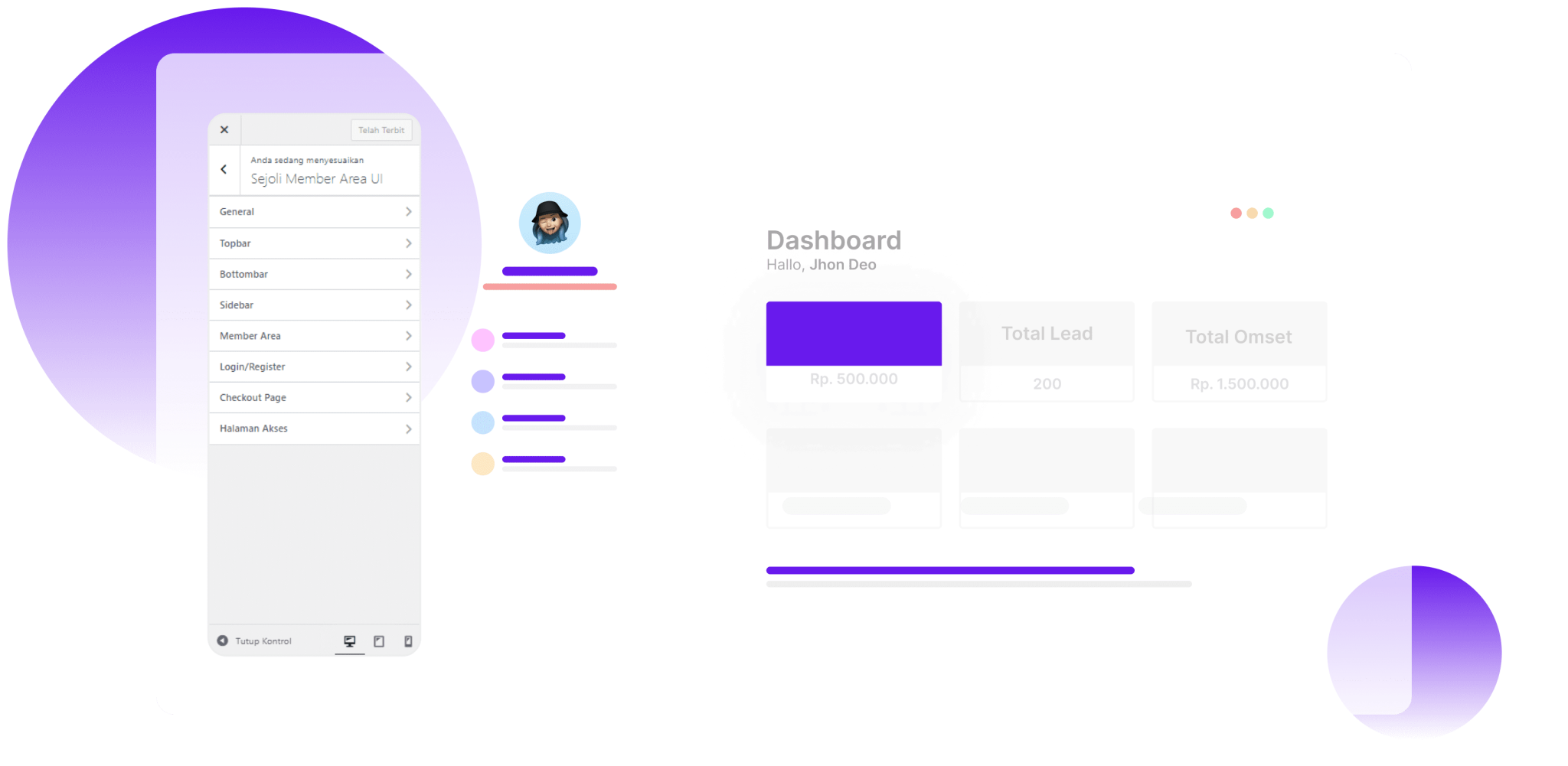 Sejoli Member Area UI – Addons Library