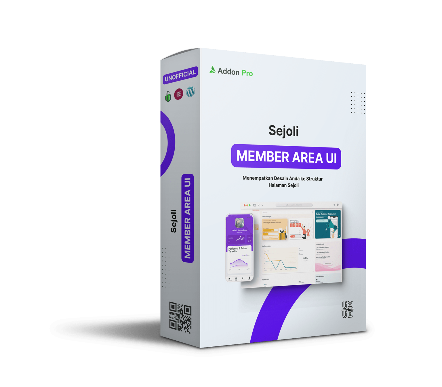 Sejoli Member Area UI – Addons Library